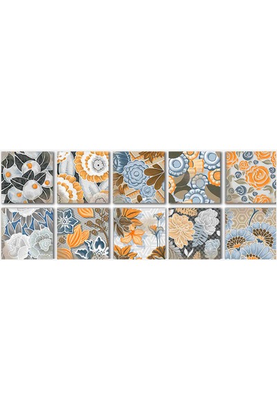 Tink Fas5 Desenli Pvc Karo 15X15 cm 10'lu Paket Tink Fas5 Desenli Pvc Karo 15X15 cm 10'lu Paket