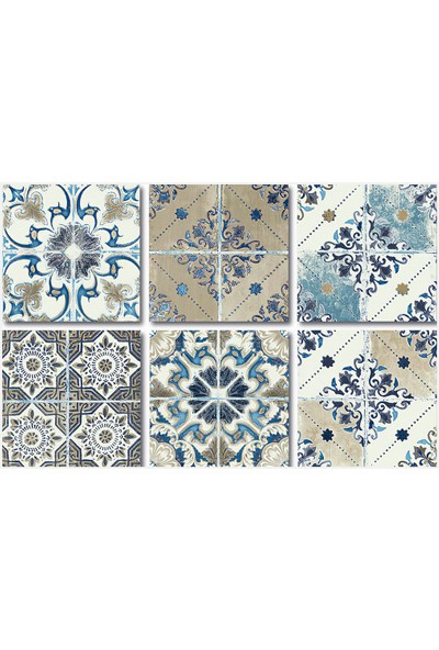 Tink Fas4 Desenli Pvc Karo 20X20 cm 6'lı Paket Tink Fas4 Desenli Pvc Karo 20X20 cm 6'lı Paket