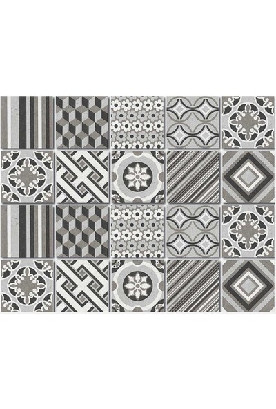 Tink Fas3 Desenli Pvc Karo 10X10 cm 20'li Paket Tink Fas3 Desenli Pvc Karo 10X10 cm 20'li Paket