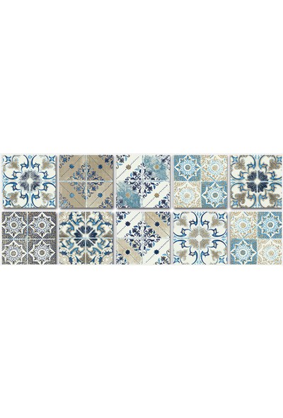 Tink Fas4 Desenli Pvc Karo 15X15 cm 10'lu Paket Tink Fas4 Desenli Pvc Karo 15X15 cm 10'lu Paket