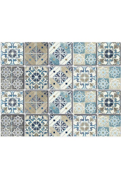 Tink Fas4 Desenli Pvc Karo 10X10 cm 20'li Paket Tink Fas4 Desenli Pvc Karo 10X10 cm 20'li Paket