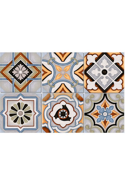 Tink Fas2 Desenli Pvc Karo 20X20 cm 6'lı Paket Tink Fas2 Desenli Pvc Karo 20X20 cm 6'lı Paket