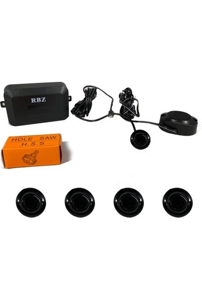 Rbz Oto Araç Park Sensörü Ses Ikazlı Park Sensörü Siyah 19mm - Rbz Rbz Oto Araç Park Sensörü Ses Ikazlı Park Sensörü Siyah 19mm - Rbz