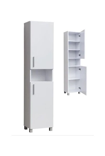 Homegallery Çok Amaçlı Dolap Banyo Dolabı %100 Mdf