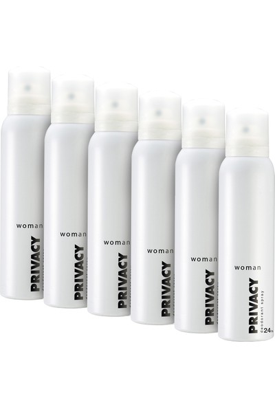 Privacy Women Deodorant 6x150ml
