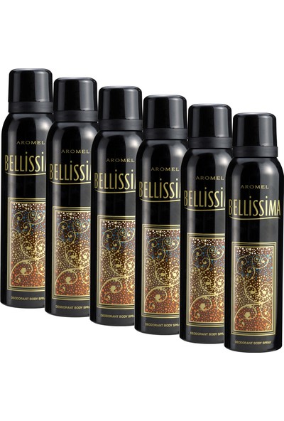 Bellissima 6'lı Kadın Deodorant 6x150ml