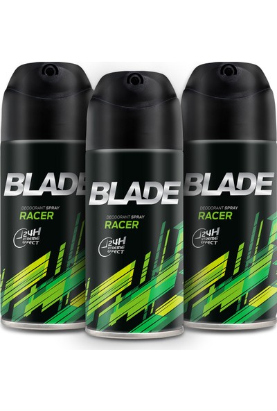 Blade Racer Erkek Deodorant 3x150ml