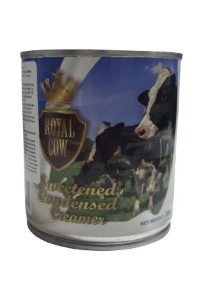 Royal Cow Şekerli, Bitkisel Yağlı, Konsantre Krema 390G Royal Cow Şekerli, Bitkisel Yağlı, Konsantre Krema 390G