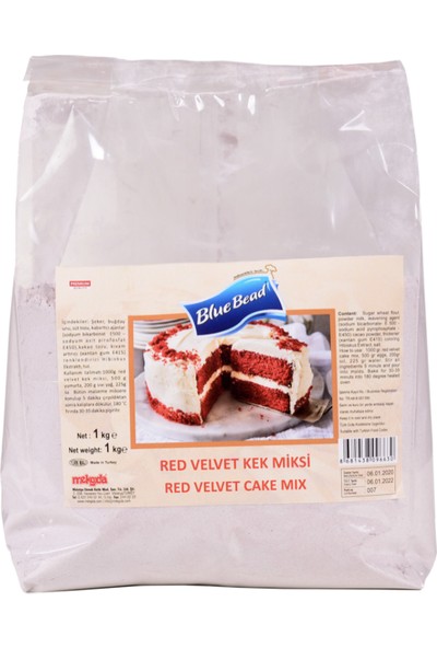 Blue Bead 1 kg Blue Bead Red Velvet Kek Miksi Blue Bead 1 kg Blue Bead Red Velvet Kek Miksi
