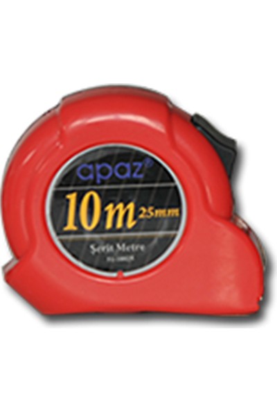 Apaz Şerit Metre Apaz 10 Metre 10X25MM