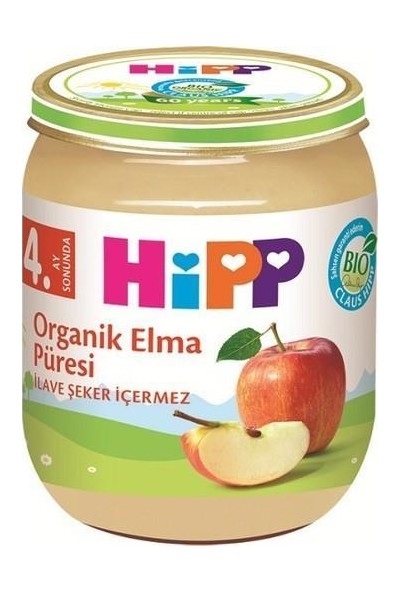 Hipp Organik Elma Püresi 125 gr