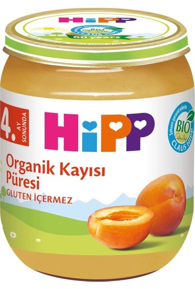 Hipp Organik Kayısı Püresi 125 gr