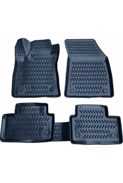 Leader Renault Megane 4 2016-2019 Arası 3D Havuzlu Paspas Siyah
