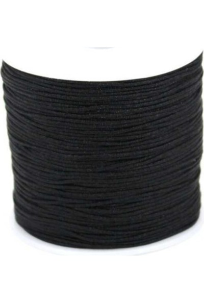 Bi Hızlı Paraşüt Ipi Bileklik Ipi 10 mt Çap : 1 mm Siyah Renk