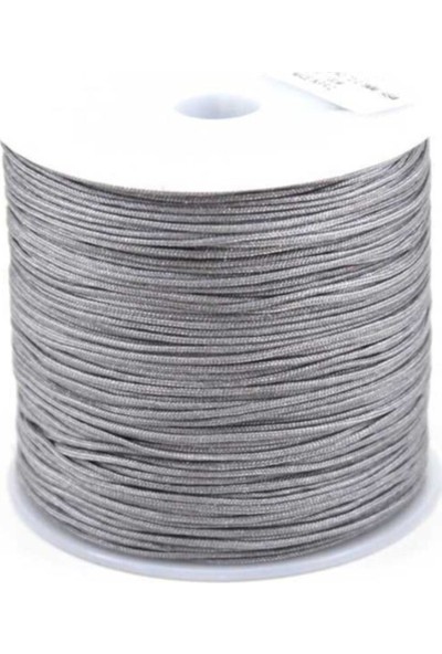 Bi Hızlı Paraşüt Ipi Bileklik Ipi 10 mt Çap : 1 mm Gri Renk