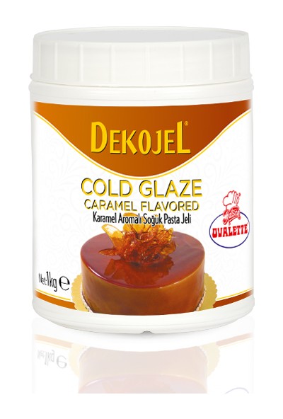 Ovalette Karamel Aromalı Soğuk Pasta Jeli 1 kg Ovalette Karamel Aromalı Soğuk Pasta Jeli 1 kg
