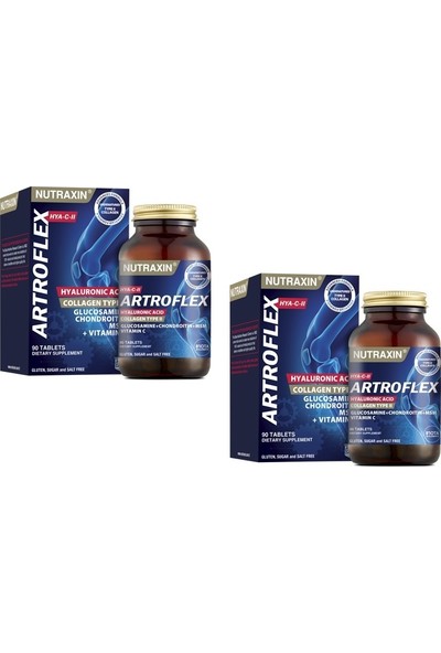 Nutraxin Artroflex Hya-C-Iı 90 Tablet x 2 Nutraxin Artroflex Hya-C-Iı 90 Tablet x 2