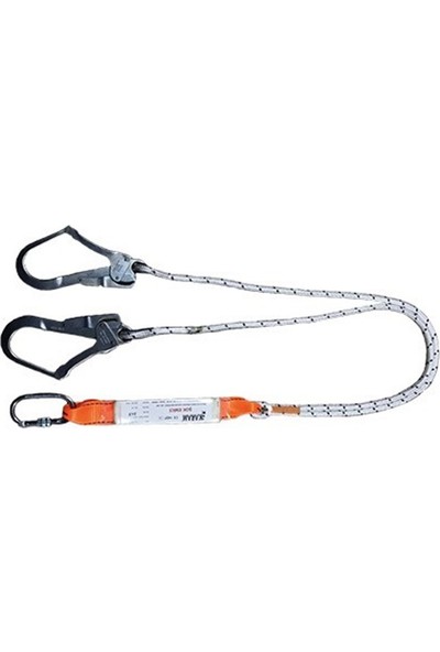 karam Çift Bacaklı Şok Emicili Lanyard Büyük Kancalı Karam Ka 341 karam Çift Bacaklı Şok Emicili Lanyard Büyük Kancalı Karam Ka 341