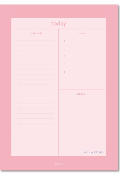 FAbooks Renkli A5 Günlük Planlayıcı FAbooks Renkli A5 Günlük Planlayıcı