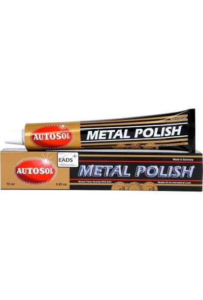 Autosol Krom, Aüminyum, Metal Temizleyici Parlatıcı 75 ml.