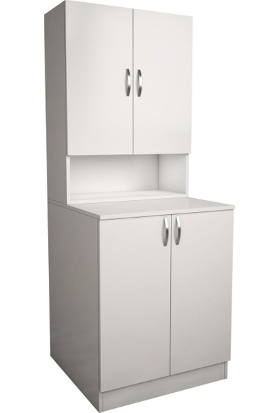 Banos Cd3 Çok Amaçlı Banyo Üst Dolaplı Çamaşır Makinesi Dolabı Takımı - Beyaz Banos Cd3 Çok Amaçlı Banyo Üst Dolaplı Çamaşır Makinesi Dolabı Takımı - Beyaz