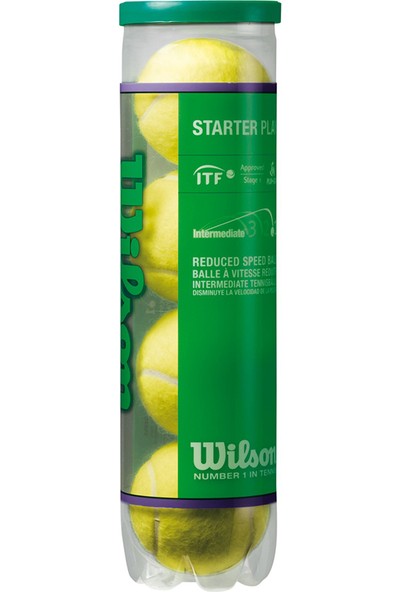 Wilson Tenis Topu Starter Play Green 4'lü Wilson Tenis Topu Starter Play Green 4'lü