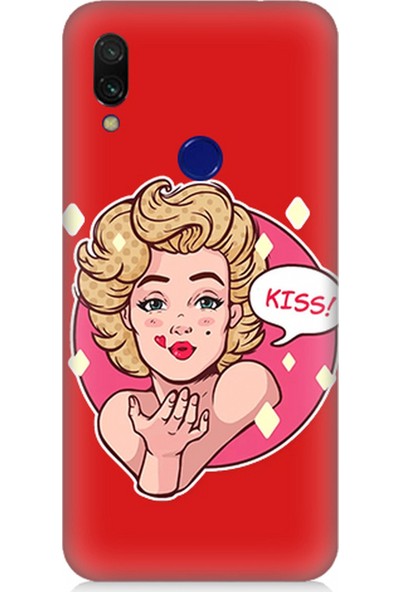 Teknomeg Xiaomi Redmi Note 7 Pro Kiss Desenli Kabartma Kılıf Kırmızı Teknomeg Xiaomi Redmi Note 7 Pro Kiss Desenli Kabartma Kılıf Kırmızı