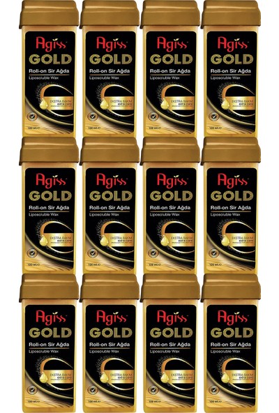 Agiss Roll-On Gold 100 ml x 12 Adet Sir Ağda Agiss Roll-On Gold 100 ml x 12 Adet Sir Ağda