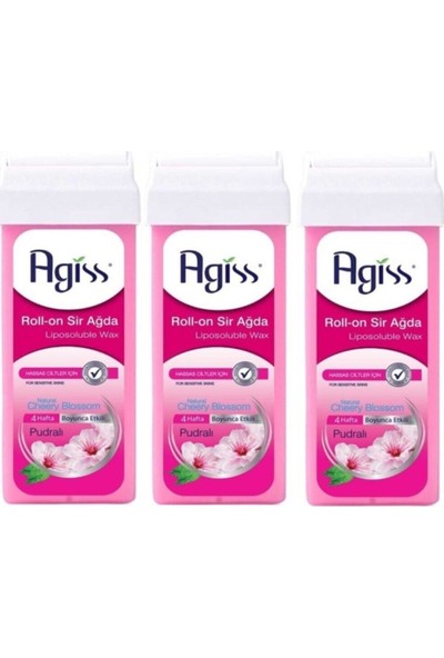 Agiss Rool-On Sir Ağda Pudralı 100 ml 3'lü Set