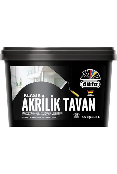 DÜFA Akrilik Tavan Boyası Beyaz 3.5 kg DÜFA Akrilik Tavan Boyası Beyaz 3.5 kg