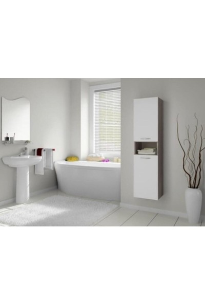 Elit Aksesuar %100 Mdf Duvara Asma Beyaz Çok Amaçlı Banyo Dolabı Elit Aksesuar %100 Mdf Duvara Asma Beyaz Çok Amaçlı Banyo Dolabı