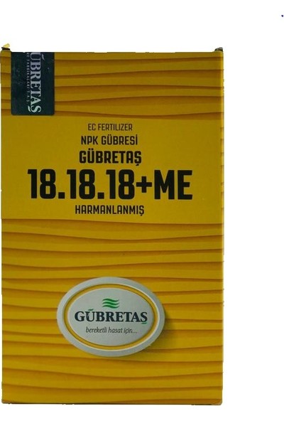 Gübretaş 18.18.18+Me 1 kg Ürün Hologramlı Paket