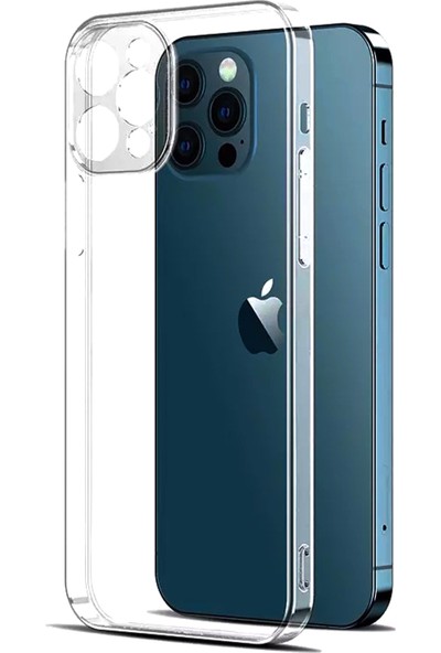 CepStok Apple iPhone 12 Mini Kılıf Şeffaf 3D Kamera Lens Korumalı Tıpalı Şarj Korumalı Silikon CepStok Apple iPhone 12 Mini Kılıf Şeffaf 3D Kamera Lens Korumalı Tıpalı Şarj Korumalı Silikon
