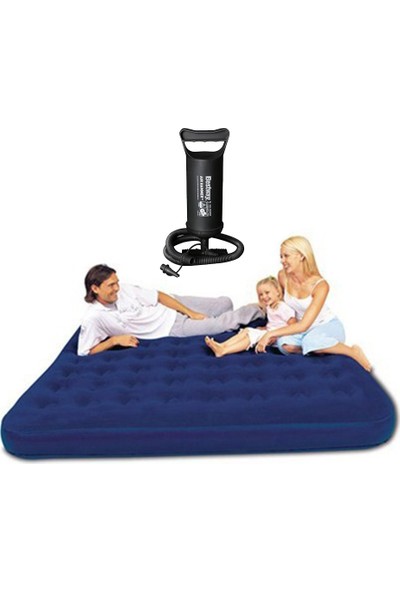 Bestway Bw109  Üç Kişilik Şişme Yatak + El Pompası