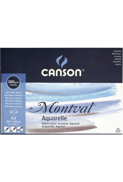 Canson Suluboya B. 29,7X42 Mont. 300Gr 12Yp 807320