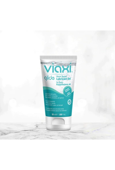Viaxi Glide Su Bazlı Kayganlaştırıcı Jel Sade 50 ml