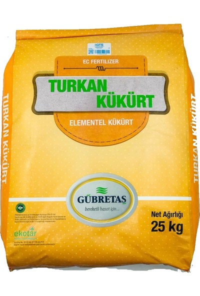 Gübretaş Turkan Kükürt 25 Kg
