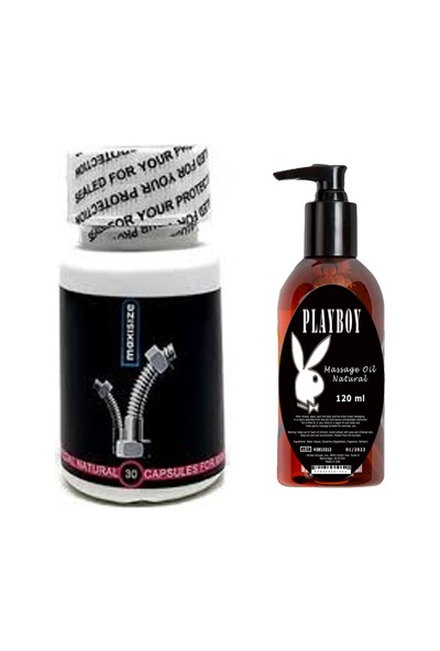 Hintohu Maxisize Supplement Erkekler Için 30 Lu Maksimum Güç 30 Peak Power For Men + Playboy Masaj Yağı Hintohu Maxisize Supplement Erkekler Için 30 Lu Maksimum Güç 30 Peak Power For Men + Playboy Masaj Yağı