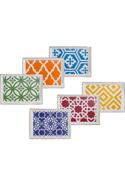 Porland Morocco Desen Kahvaltı Tabağı 18 cm. 6'lı Porland Morocco Desen Kahvaltı Tabağı 18 cm. 6'lı