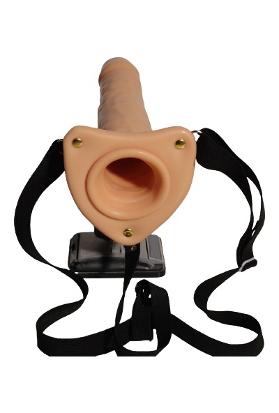 P-2001 Belden Bağlamalı Penis 22 cm + Hindistan Cevizi Aromalı Yağ