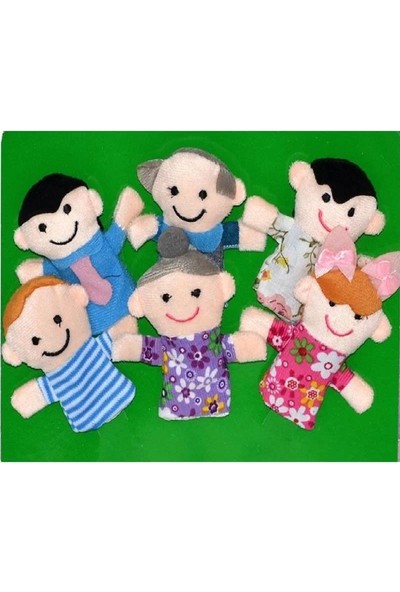 Kızılkaya oyuncak KZL-1310072 Aile Parmak Kukla 6\'lı