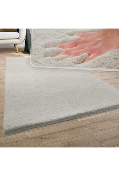 Dinarsu Loft Peluş Halı Antrasit