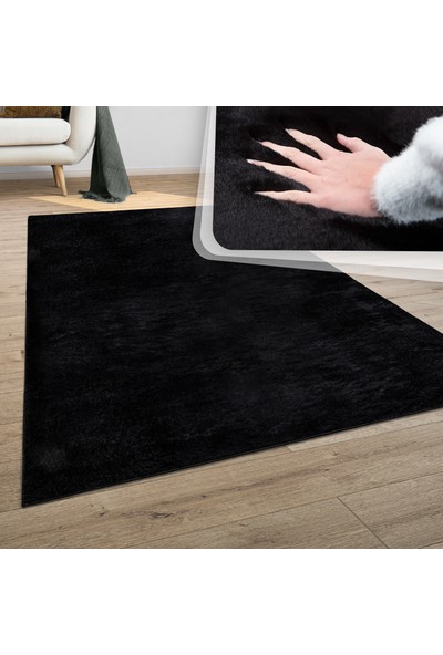 Dinarsu Loft Peluş Halı Antrasit