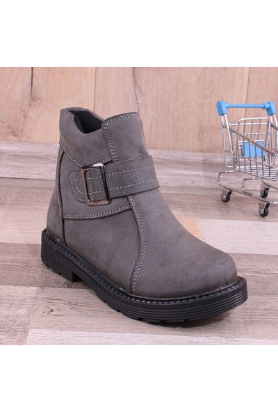 Kidya Erkek Çocuk Nubuk Içi Polarlı Bot Antrasit Kidya Erkek Çocuk Nubuk Içi Polarlı Bot Antrasit
