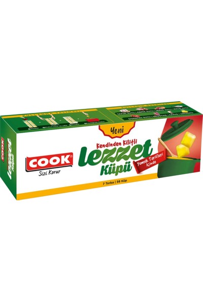Cook Lezzet Küpü Kilitli Bulyon Poşeti 7'li Cook Lezzet Küpü Kilitli Bulyon Poşeti 7'li