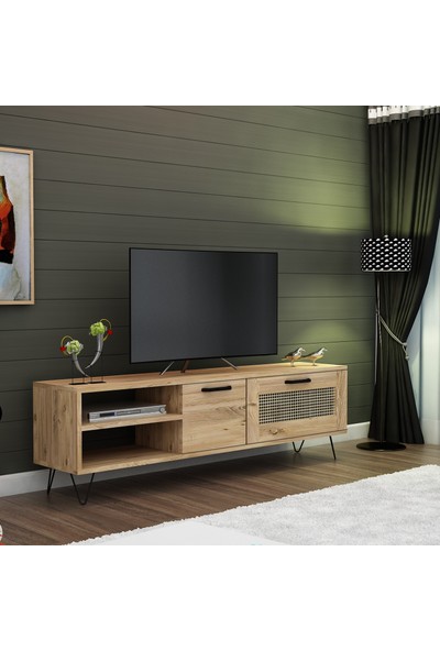 Hepsi Home Pietro Tv Ünitesi - Atlantik Çam Hepsi Home Pietro Tv Ünitesi - Atlantik Çam