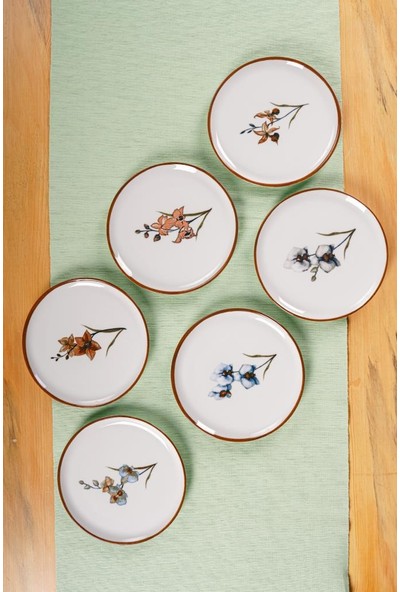 Porland Azelya Pasta Tabağı 20 cm 6'lı