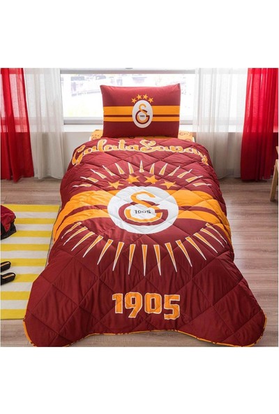 Taç Lisanslı Galatasaray Tek Kişilik Yorgan Seti