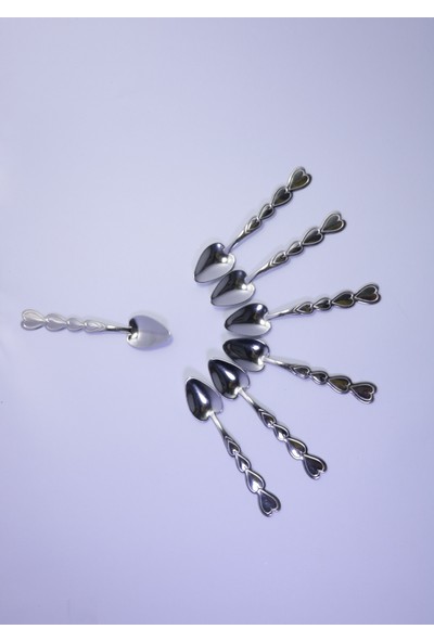 Doğuş Mutfak Kalp Model Paslanmaz Çelik 6'lı Çay Kaşığı Doğuş Mutfak Kalp Model Paslanmaz Çelik 6'lı Çay Kaşığı
