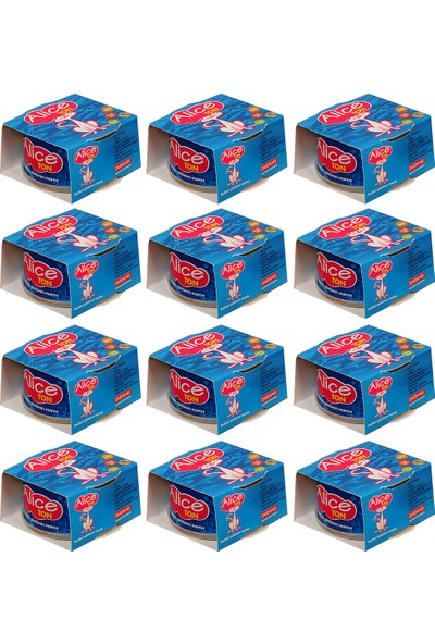 Alice Ton Konserve Yaş Kedi Maması 185 gr - 12 Adet Alice Ton Konserve Yaş Kedi Maması 185 gr - 12 Adet